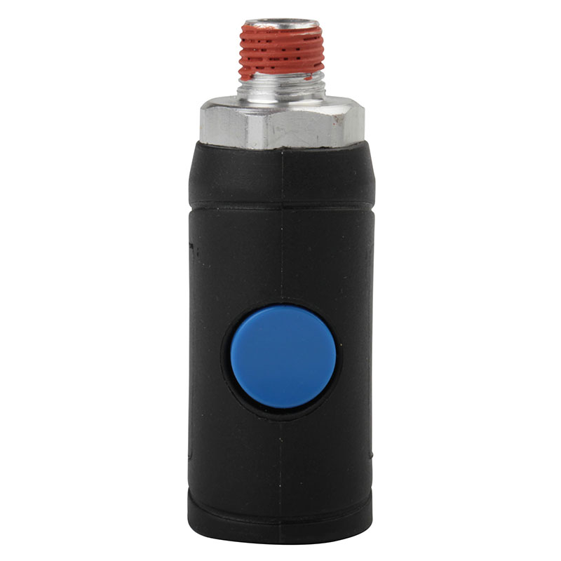 USA MILTON ISO 6150 SPQ-SM20 1/4NPT Male Safety Push Button Quick Coupler