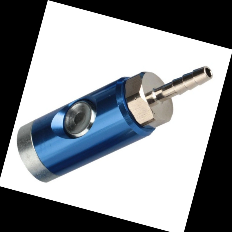 EU Type DN7.5mm Two Click Barb Safety Push Button Quick Coupling