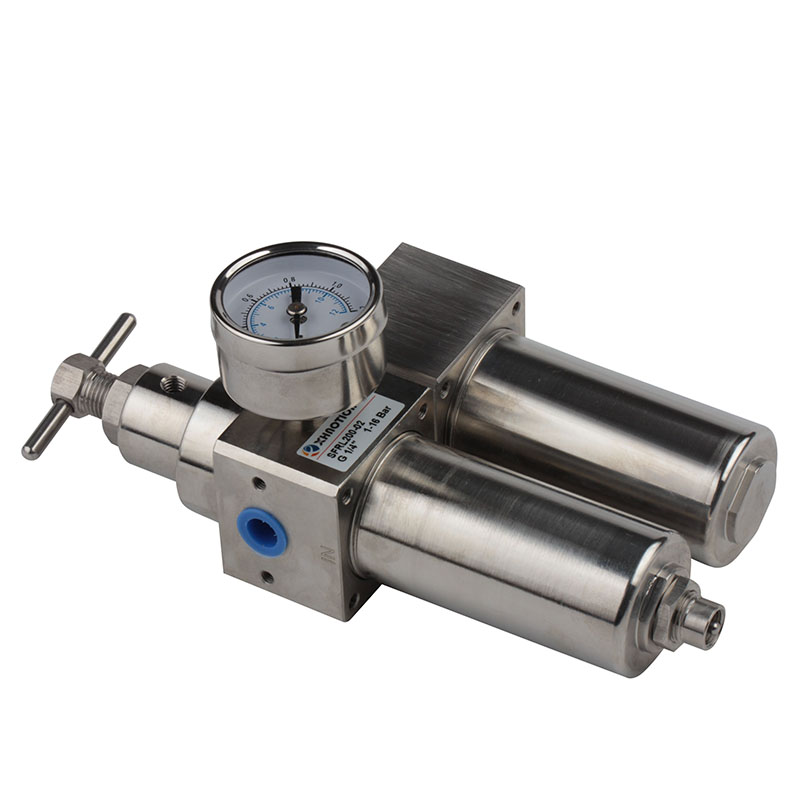 SS316L Stainless Steel air source preparation FRL pneumatic treatment unit