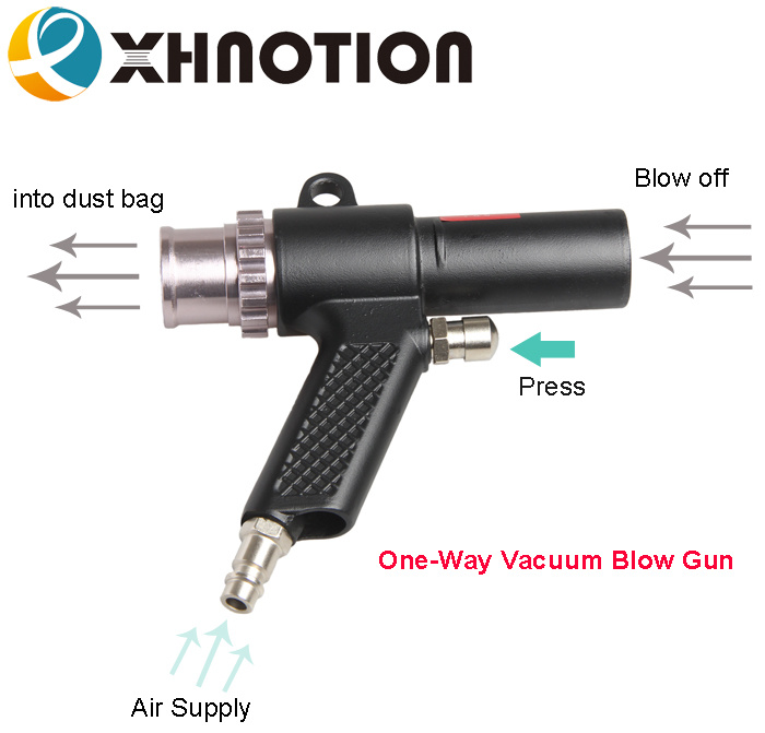 Xhnotion One-Way Pneumatic Vacuum Blow Gun for Suction Machine