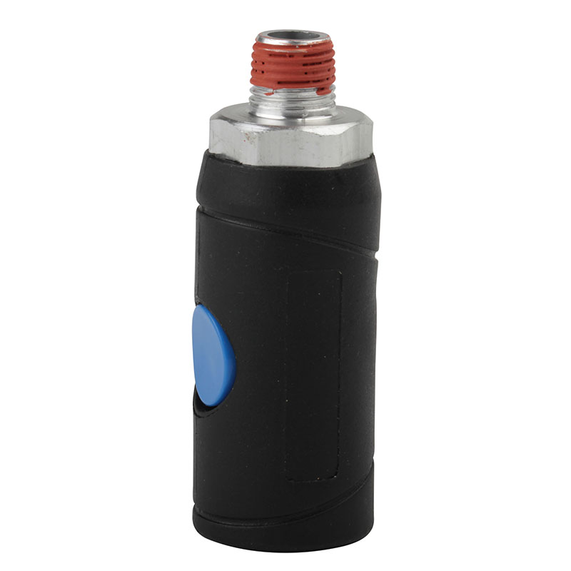 USA MILTON ISO 6150 SPQ-SM20 1/4NPT Male Safety Push Button Quick Coupler
